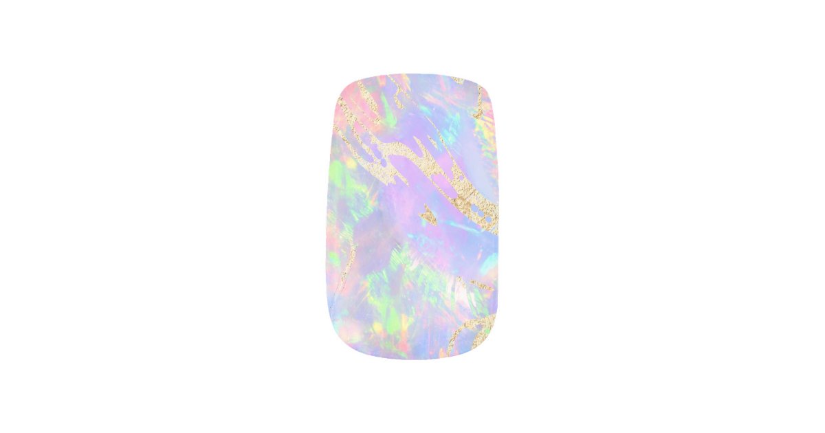 neon colors stone minx nail art | Zazzle