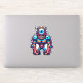 Neon Cyclops Monster Sticker | Zazzle