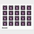 Neon Element Periodic Table Chemical Square Sticker | Zazzle