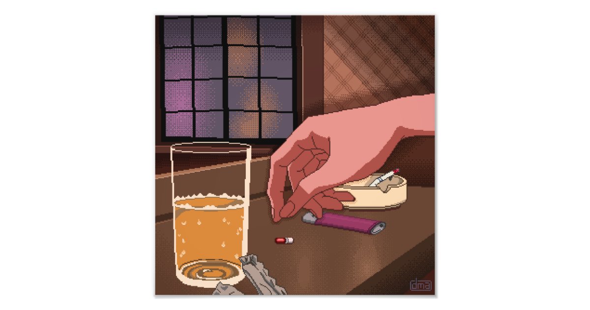 Neon Genesis Evangelion Pixel Art Photo Print | Zazzle