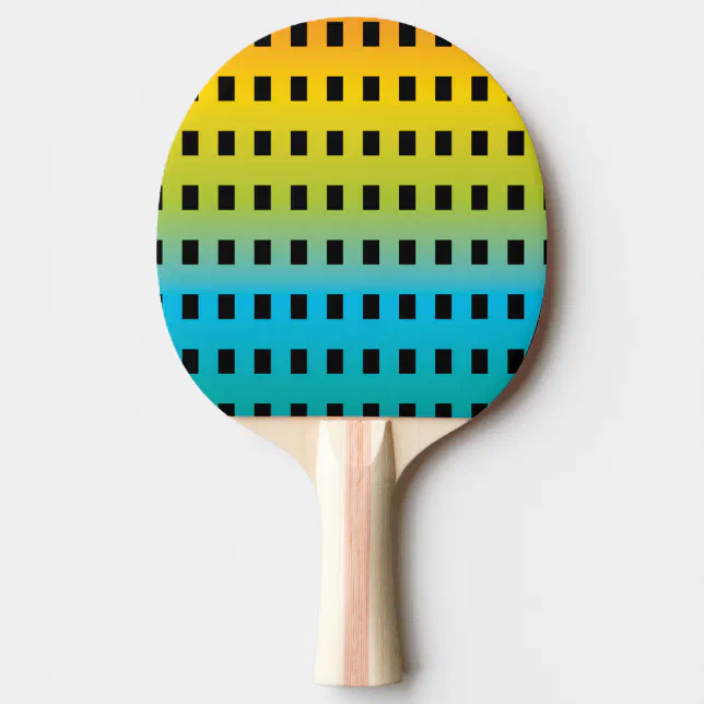 Neon glow in the dark colorful fluorescent 2 ping pong paddle | Zazzle