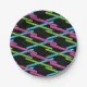 Neon Glow Laser Tag Party Plates | Zazzle