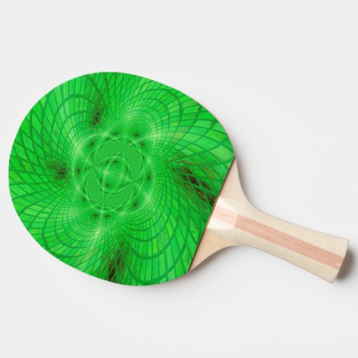 neon green abstraction Ping-Pong paddle | Zazzle