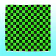 Neon Green Black Checkered Checkerboard Vintage Bandana | Zazzle