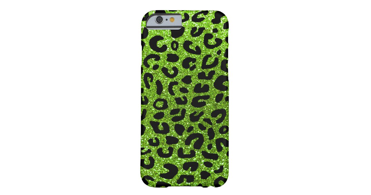Neon green cheetah print Case-Mate iPhone case | Zazzle