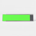 Neon Green Desk Name Plate | Zazzle
