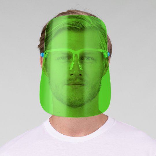 Neon Green Face Shield | Zazzle.com