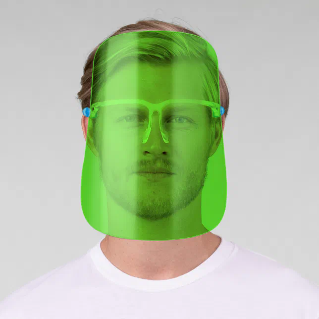 Neon Green Face Shield | Zazzle