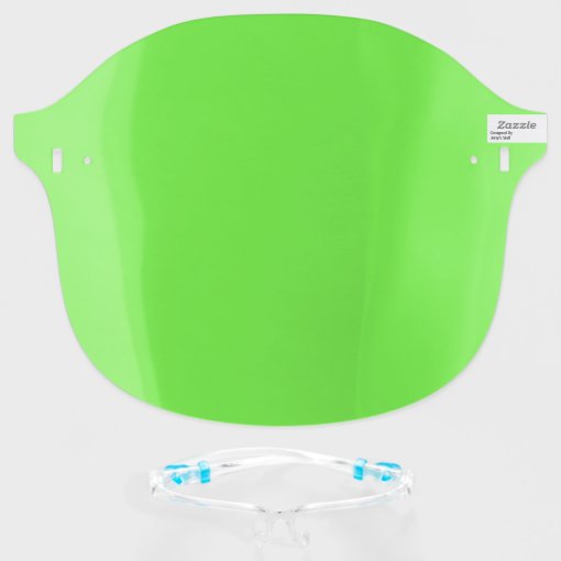 Neon Green Face Shield | Zazzle