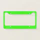 Neon Green Solid Color License Plate Frame | Zazzle