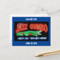 Neon Gumbo, personalize add text Postcard | Zazzle