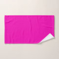 Neon Hot Pink Bath Towel Set | Zazzle