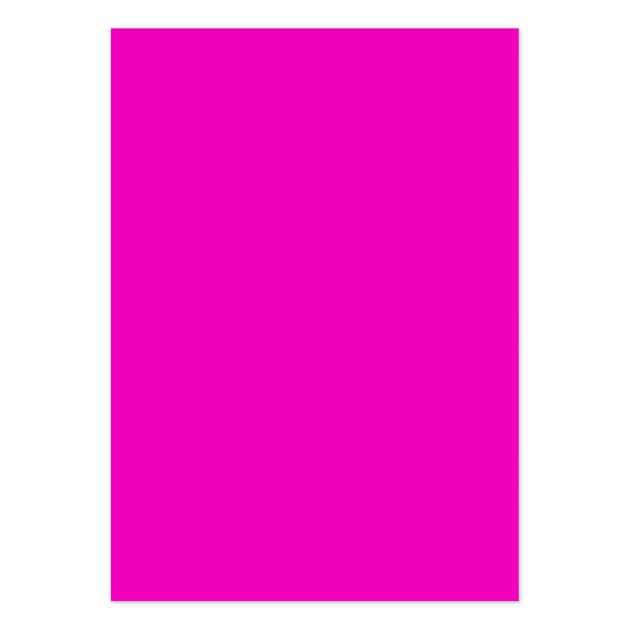 Neon Hot Pink Light Bright Fashion Color Trend Business Card