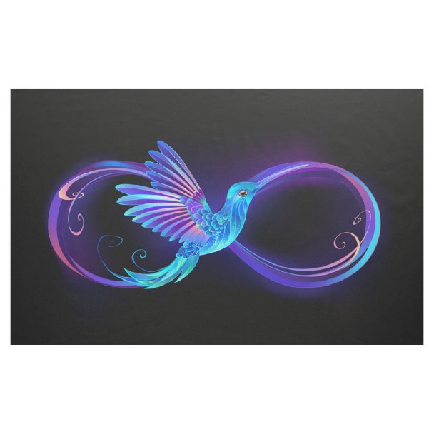 Hummingbird Fabric | Zazzle