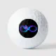 Neon Infinity Symbol with Glowing Hummingbird Golf Balls | Zazzle