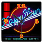 Neon Light BAR Personalized SIGN Man Cave Large Clock | Zazzle.com