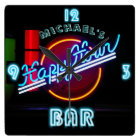 Neon Light BAR Personalized SIGN Man Cave Large Clock | Zazzle.com