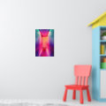 Neon Lighting Hot Pink Photography Bright Colors Poster | Zazzle
