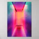 Neon Lighting Hot Pink Photography Bright Colors Poster | Zazzle