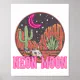 Neon Moon Poster | Zazzle
