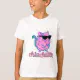 Neon Pink Chinchillin Chinchilla T-Shirt | Zazzle
