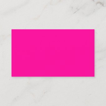 Neon Pink Graphic Design Business Card | Zazzle