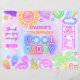 Neon Pool Party Chip Bag Wrapper | Zazzle