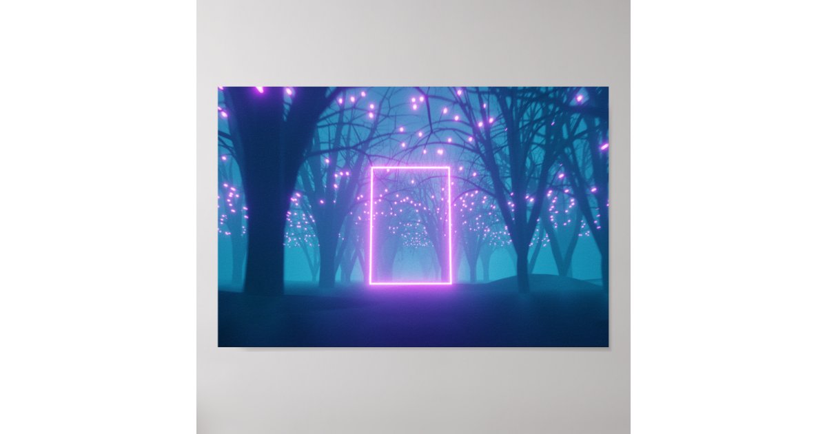 Neon Poster | Zazzle
