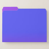 Neon Purple and Bright Neon Blue Ombré Shade Color File Folder | Zazzle