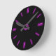 Neon Purple Clock | Zazzle