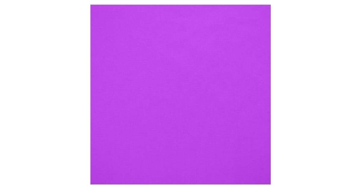 Neon Purple Solid Color Fabric | Zazzle