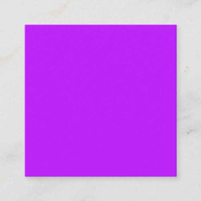 Neon Purple Square Business Card | Zazzle.com