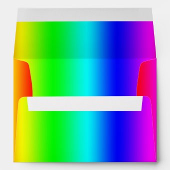 Neon Rainbow Envelopes | Zazzle