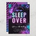 Neon Sleepover Invitation | Slumber Party | Zazzle