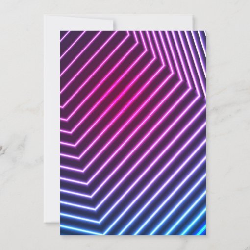 Neon Sleepover Invitation | Slumber Party | Zazzle