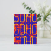 Neon Soho Sign Illuminated in London Postcard | Zazzle
