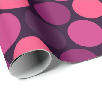 Neon Sunset Dotted Pattern Wrapping Paper | Zazzle