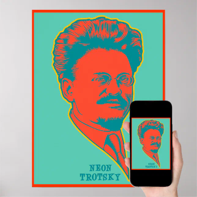 Neon Trotsky Poster | Zazzle