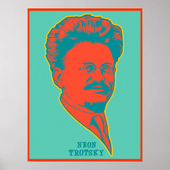 Neon Trotsky Poster | Zazzle