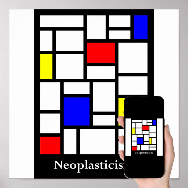 neoplasticism poster | Zazzle