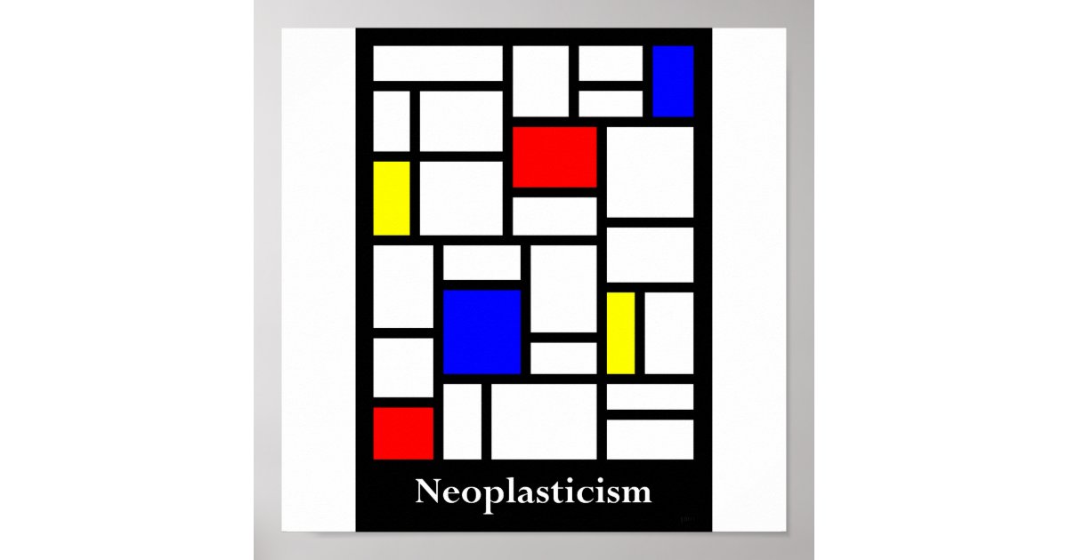 neoplasticism poster | Zazzle