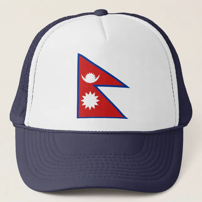 Nepal Flag Hat | Zazzle
