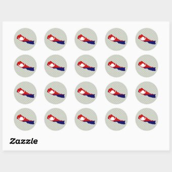 Nepal Flag Map full size Classic Round Sticker | Zazzle
