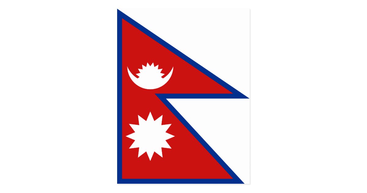 Nepal Flag Postcard | Zazzle.com
