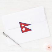 Nepal Flag Sticker | Zazzle