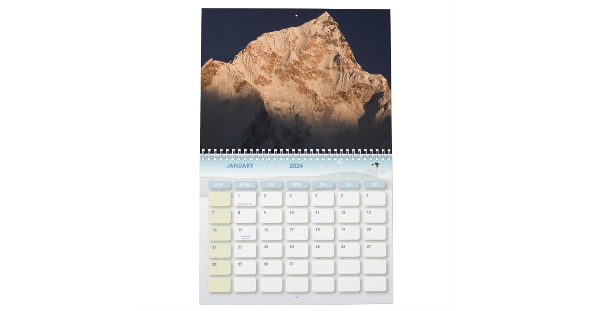 Nepal Himalayas Calendar | Zazzle