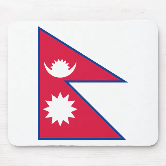 Nepal (Nepalese) Flag Mouse Pad | Zazzle