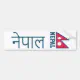 Nepal (written in Sanskrit) T-Shirt Bumper Sticker | Zazzle