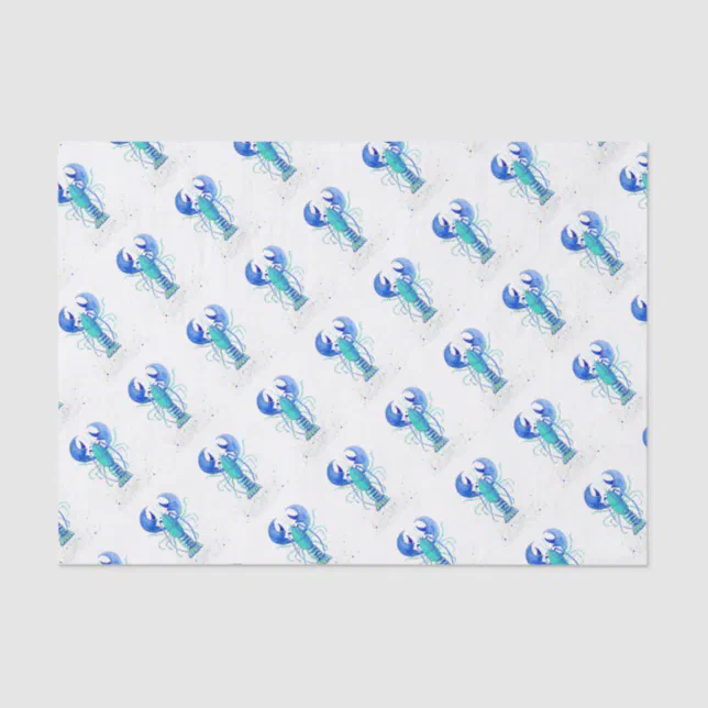 Neptune's Lobster Tissue Paper | Zazzle