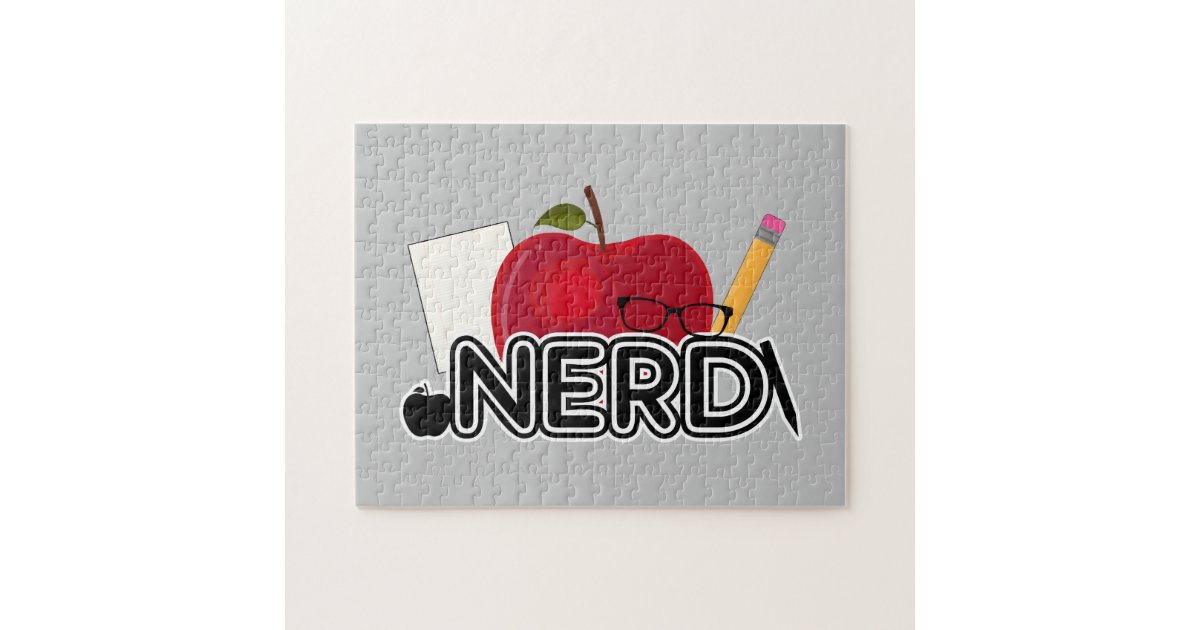 Nerd - Logo Jigsaw Puzzle | Zazzle